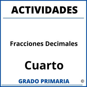Actividades De Fracciones Para Niños De Primer Grado