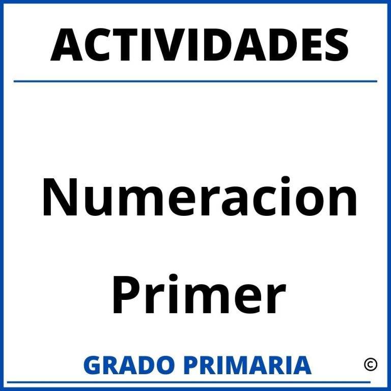 Actividades De Numeracion Hasta El 100 Para Primer Grado