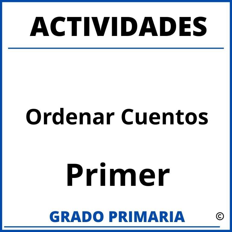 Actividades De Cuentos Para Niños De Primer Grado